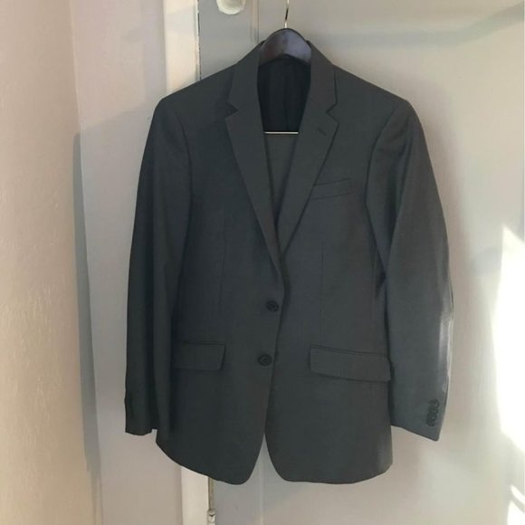 Kenneth Cole Reaction | Suits & Blazers | Mens Dark Gray Suit Size 38r ...